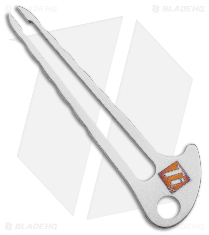 KeyBar Tweezers Insert Titanium (Silver) - Blade HQ