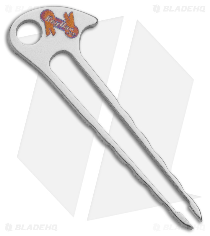 KeyBar Tweezers Insert Titanium (Silver) - Blade HQ