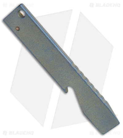 Maverick Customs 4" Ti Pocket Tool Blue/Gold - Blade HQ