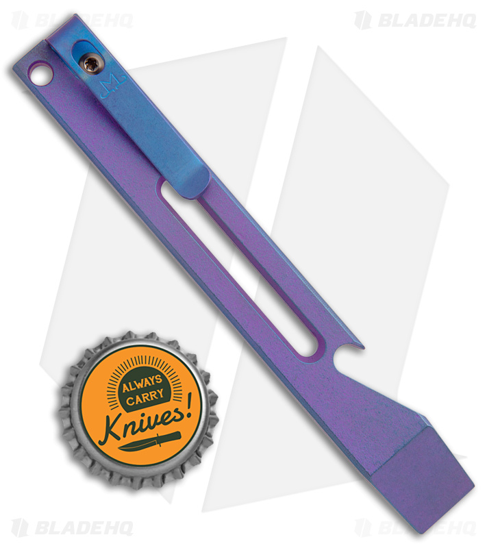Maverick Customs Tool SW Purple/Blue Channel Ti 5" - Blade HQ
