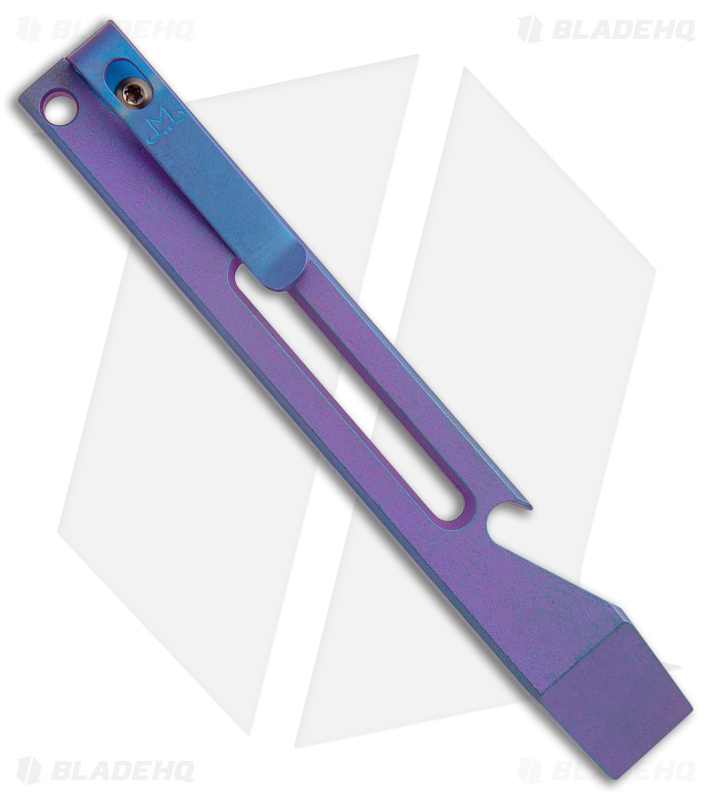 Maverick Customs Tool SW Purple/Blue Channel Ti 5" - Blade HQ
