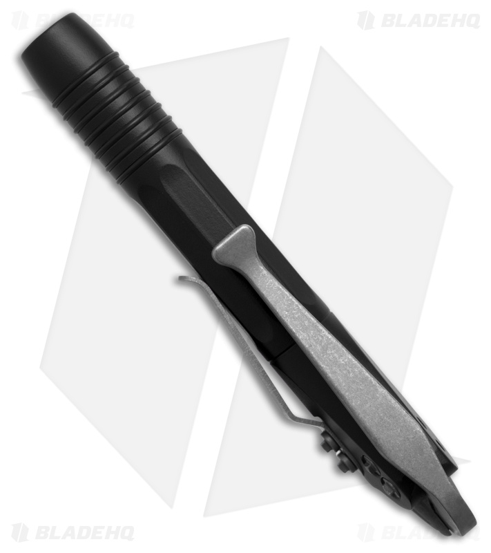 Microtech Siphon II Pen Stainless Steel Black - Blade HQ