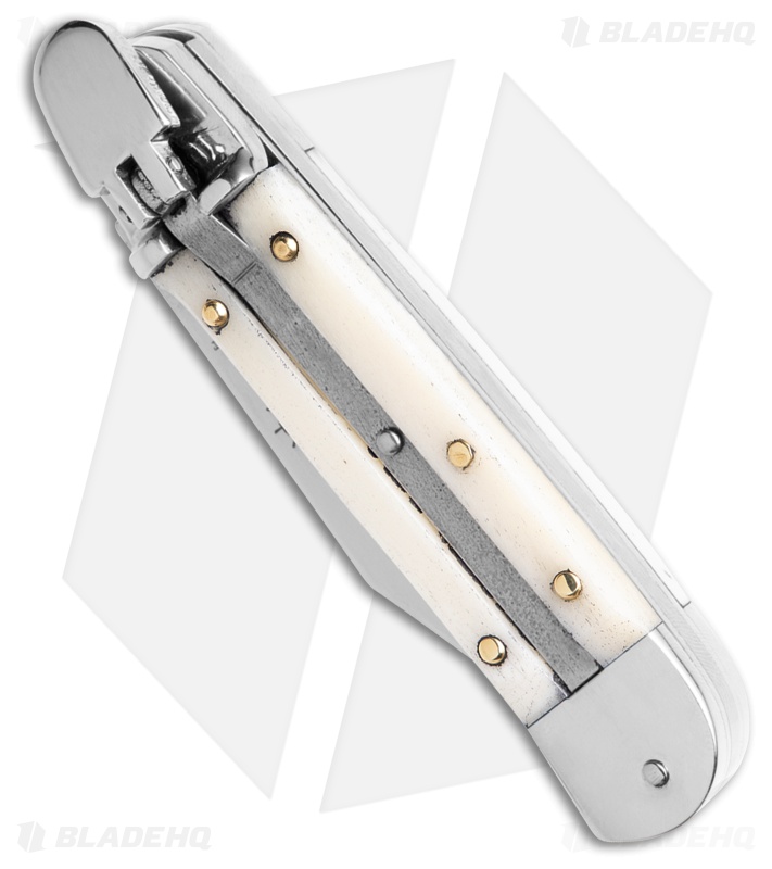 Hubertus Lever Lock Auto Knife 6.75 Ebony | Blade HQ