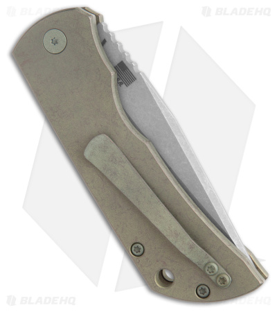 McNees Knives MAC2 Auto Green/Bronze MagnaCut - Blade HQ