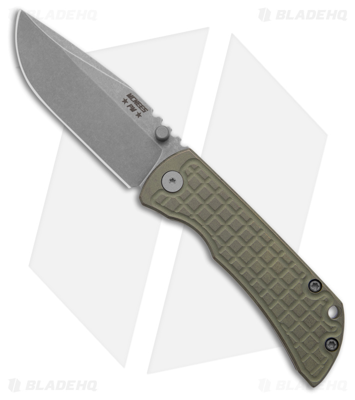McNees MAC2 Knife Frag Atomic Green + MagnaCut - Blade HQ
