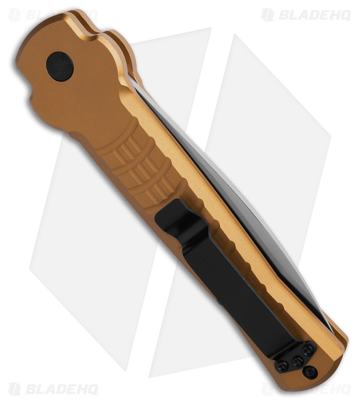 AKC X-treme Ace Automatic Knife Gold Alum (Satin) - Blade HQ