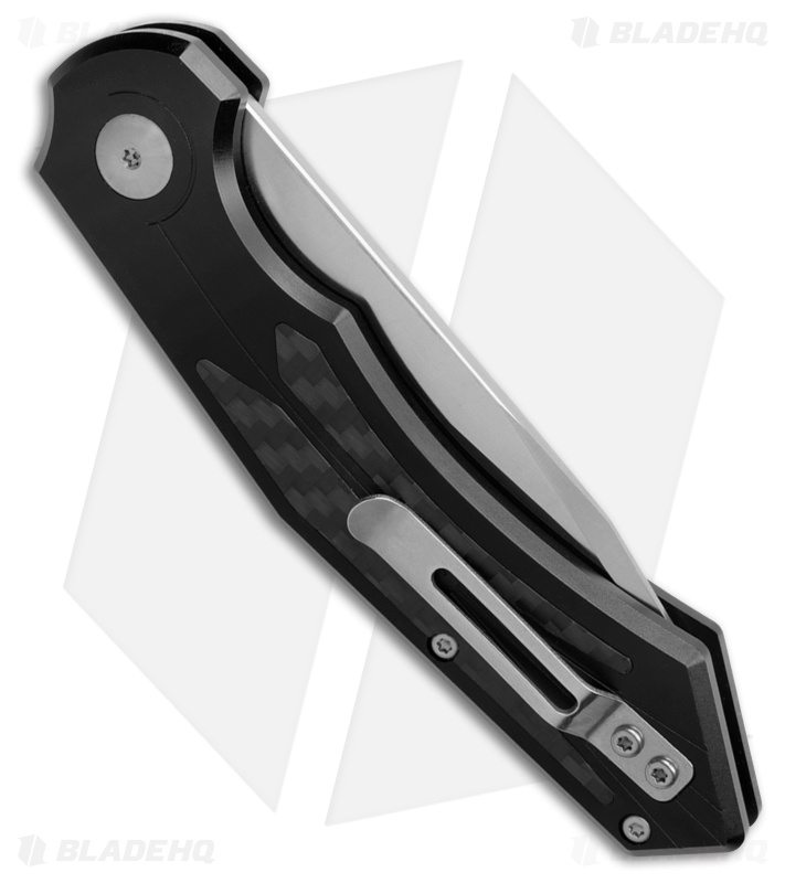 Diablo Automatic Knife Black Alum (3.4" Satin) - Blade HQ