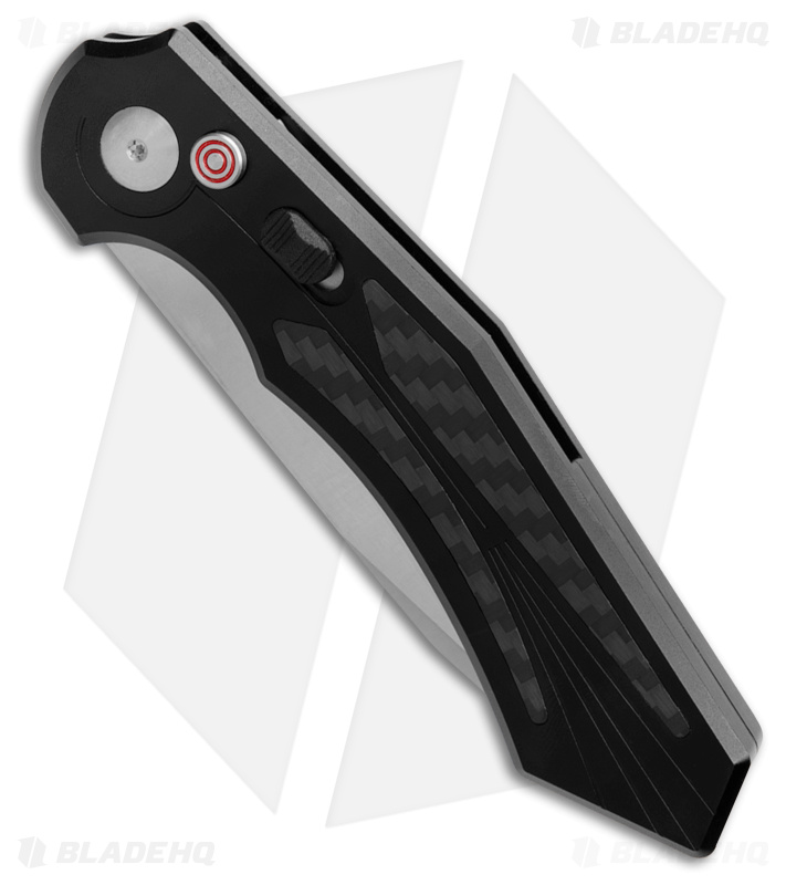Diablo Automatic Knife Black Alum (3.4" Satin) - Blade HQ