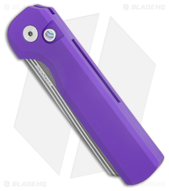 Arcform Slimfoot Auto Knife Purple Al - Bacon Dam- Blade HQ
