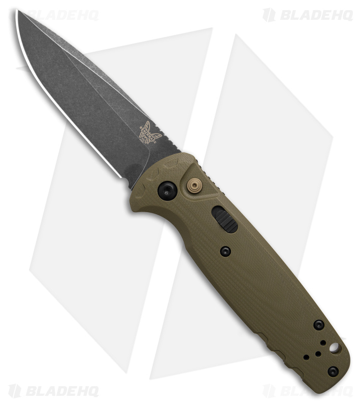 Benchmade CLA MagnaCut Knife Green (3.4" Black) - Blade HQ
