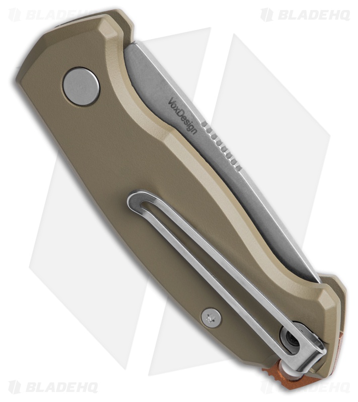 Boker Vox Kompakt Automatic Knife OD Green Aluminum SW
