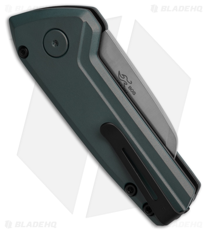 Buck Knives 839 Mini Deploy Auto Knife Blue Aluminum Satin