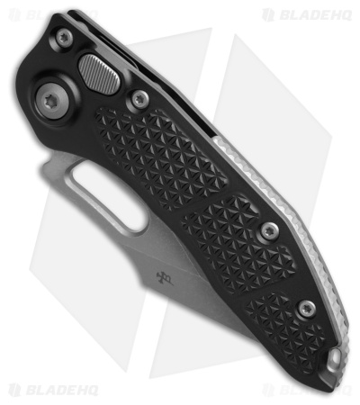 Microtech Stitch Automatic Knife Black Al Apoc Full Serr