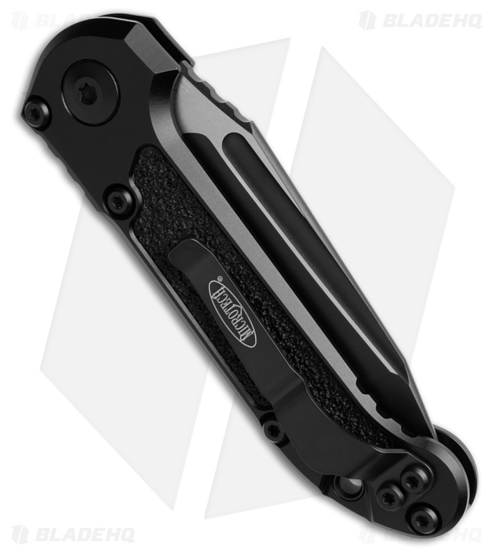 Microtech LUDT Automatic Knife Black Aluminum T/E Black