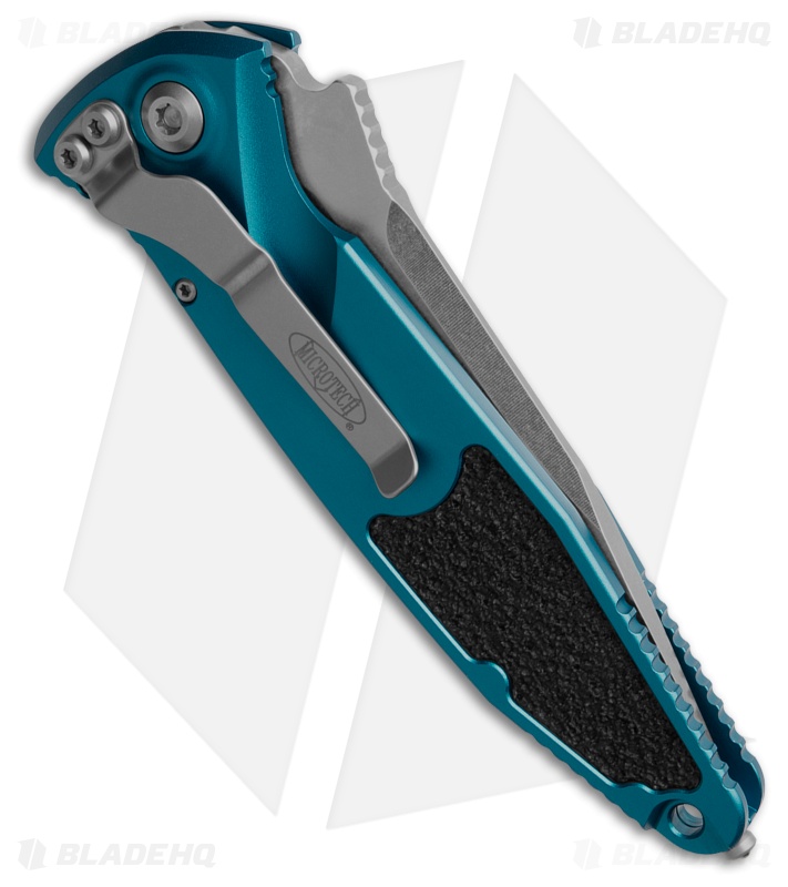 Microtech Socom Elite Auto Blue Al Clip Point SW M390