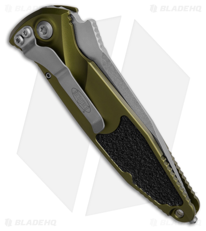 Microtech Socom Elite Auto Od Green Al Clip Point SW M390