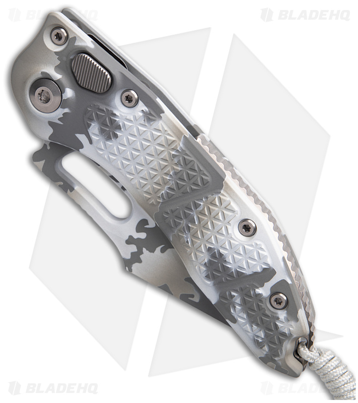 Microtech Stitch Auto Knife Arctic Camo (Arctic) - Blade HQ