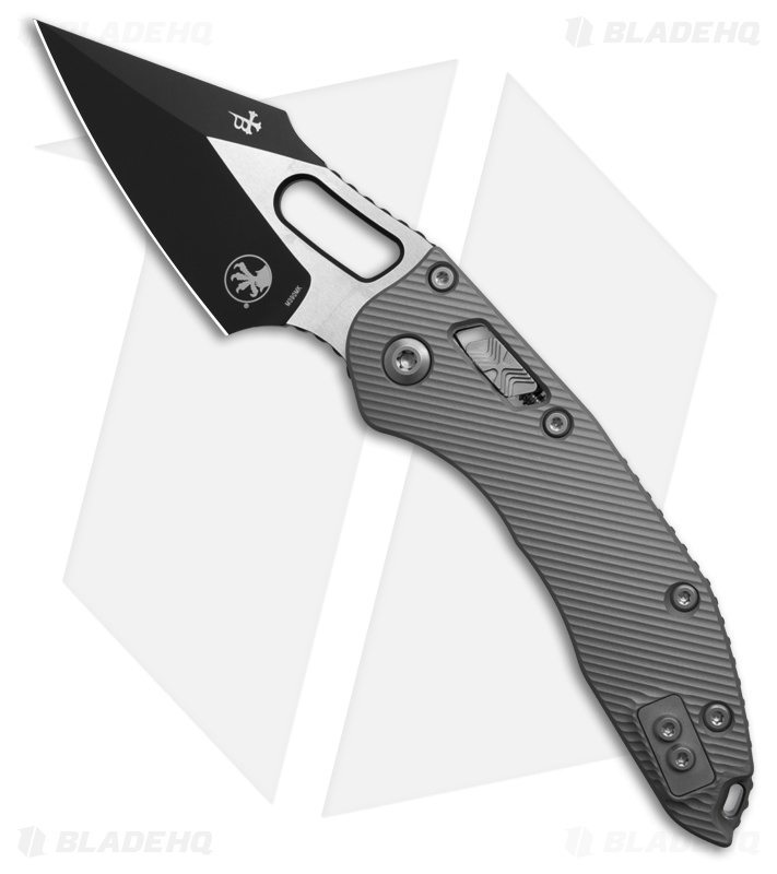 Microtech Stitch RAM-LOK Natural Clear Aluminum Black