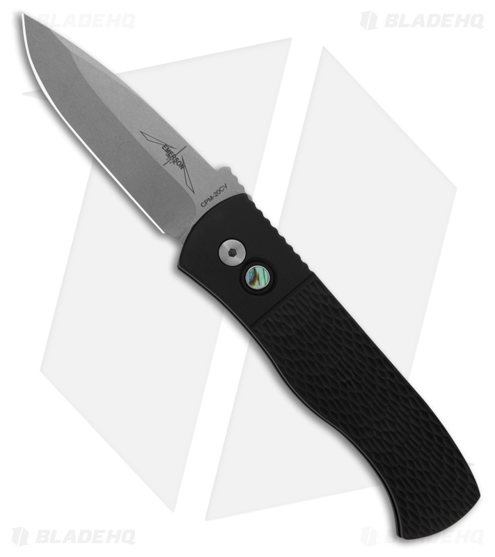 Emerson Pro-Tech Blade Texas CQC-A Knife Black Jigged Al SW