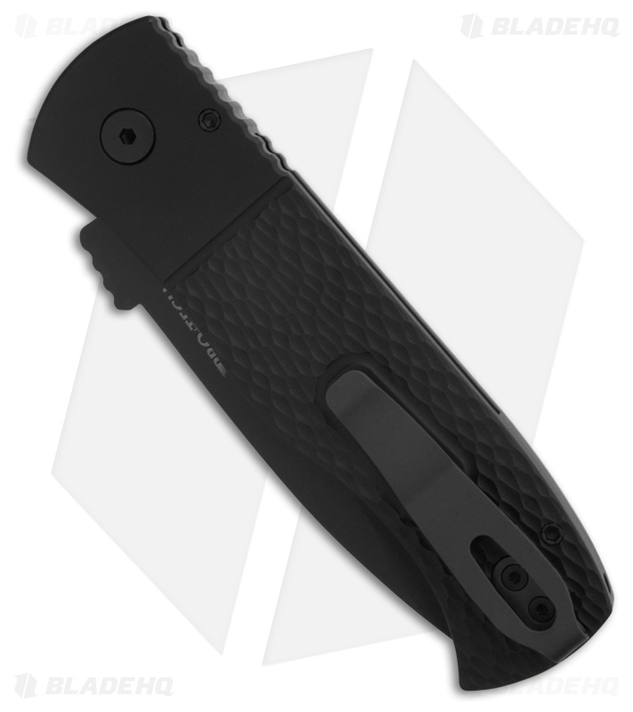 Pro-Tech Emerson CQC-7 Auto Knife Black Jigged Aluminum DLC