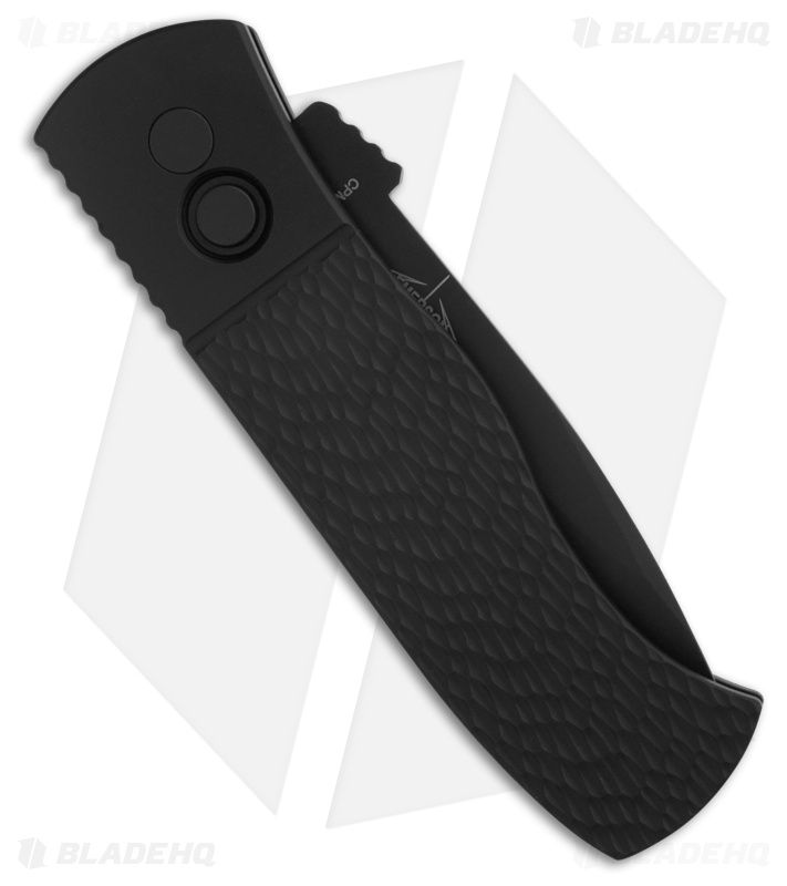 Pro-Tech Emerson CQC-7 Auto Knife Black Jigged Aluminum DLC