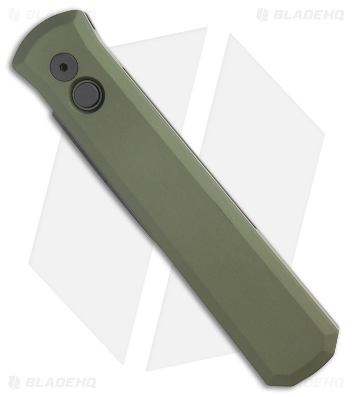 Pro-Tech Godfather Switchblade | Dark Green/Black - Blade HQ
