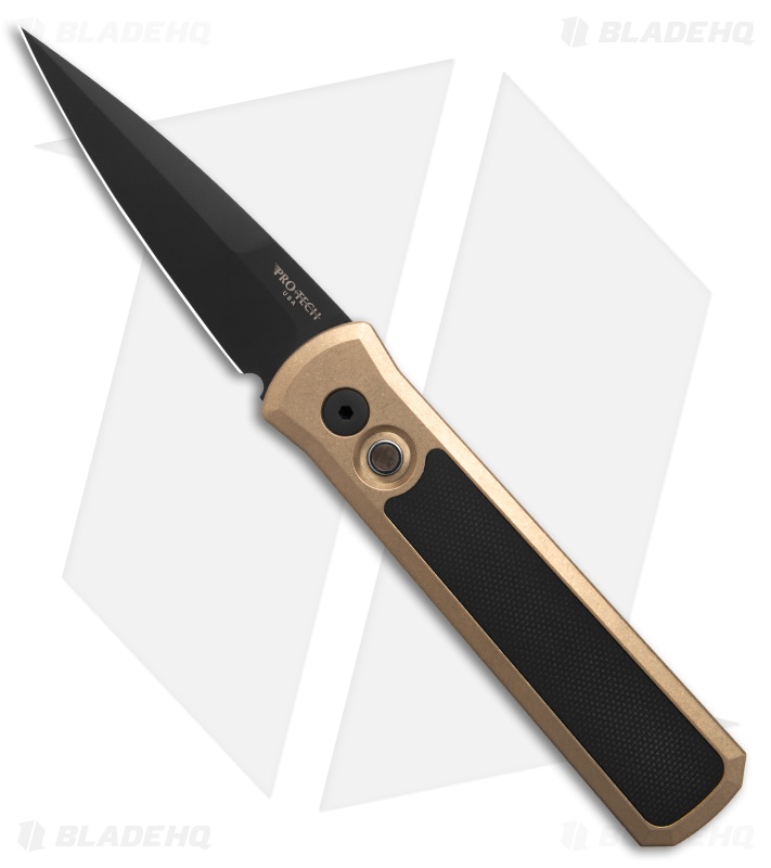 Pro-Tech Godson Automatic Knife Bronze Al + Black DLC