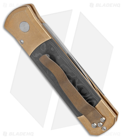 Pro-Tech Godson Limited Auto Knife Bronze/SW Al - Blade HQ
