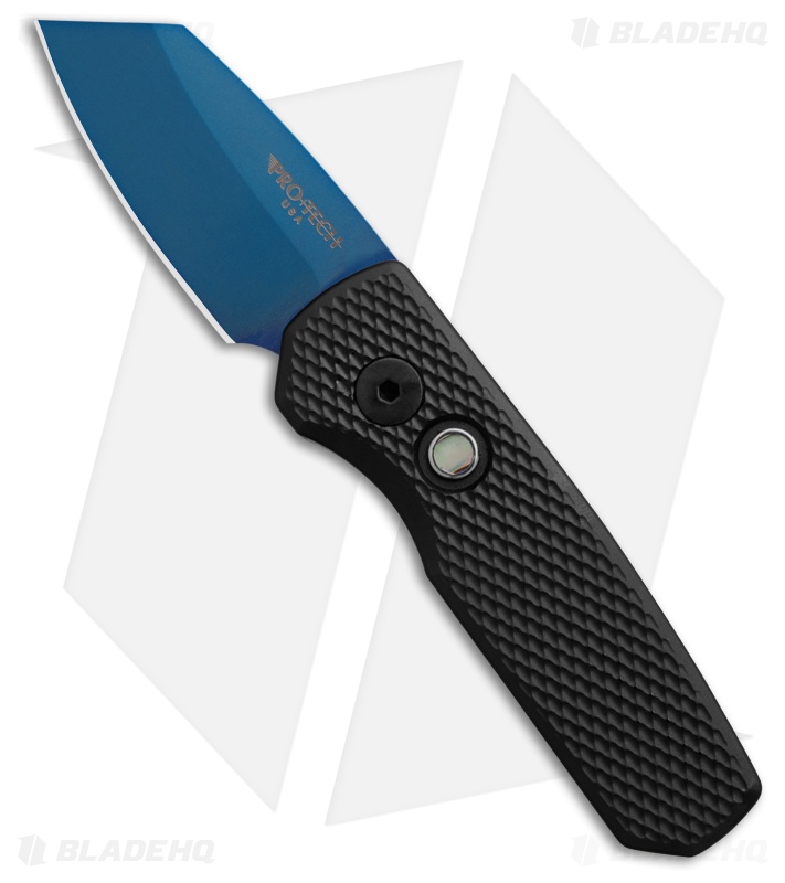 Pro-Tech Runt 5 Auto Black Al Reverse Tanto Sapphire