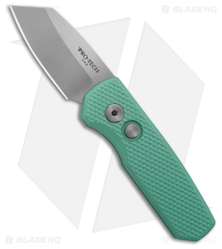 Pro-Tech Runt 5 Auto Tiffany Blue Al Reverse Tanto SW