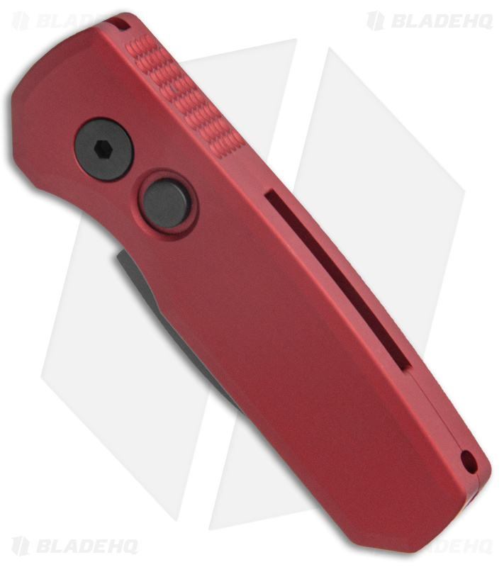 Pro-Tech Runt 5 Wharncliffe Auto Knife Red (DLC) - Blade HQ