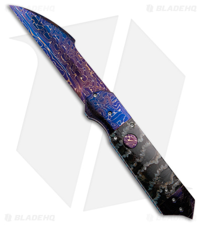 K Vallotton Custom Tac Rap Knife Mammoth (Dam) - Blade HQ