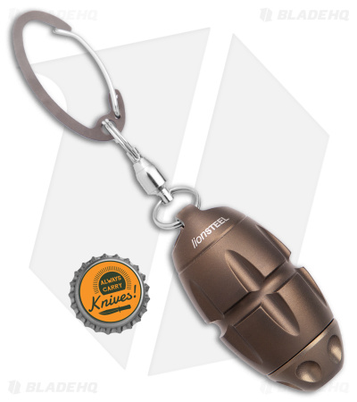 Lionsteel Eggie Driver Tool Keychain - Bronze Ti - Blade HQ