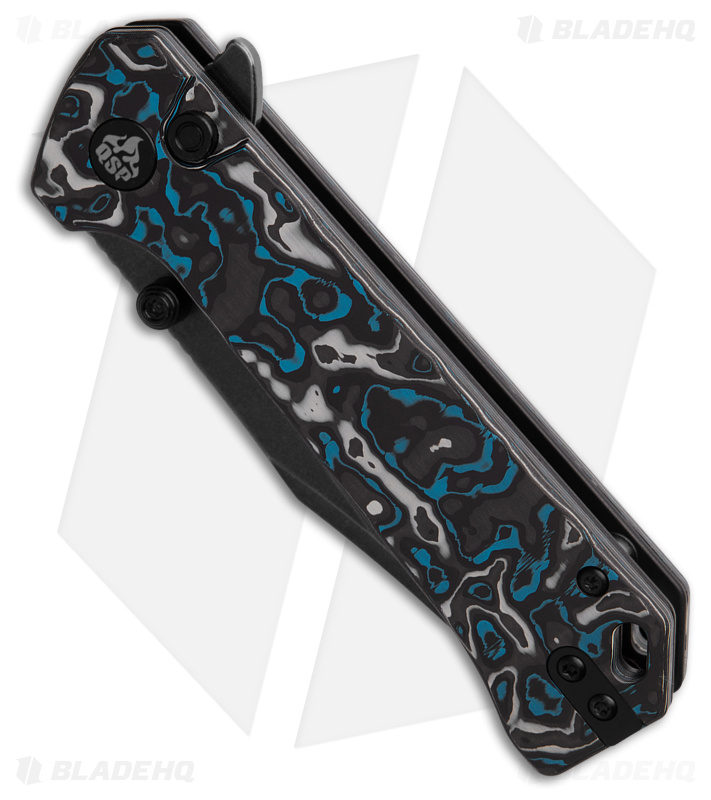 QSP Grebe Black SW S35VN & Blue/White CF | Blade HQ