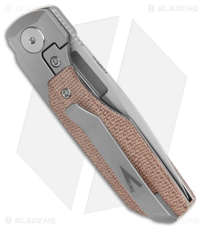 Vero Engineering Mini Synapse Micarta (Belt Satin) - Blade HQ