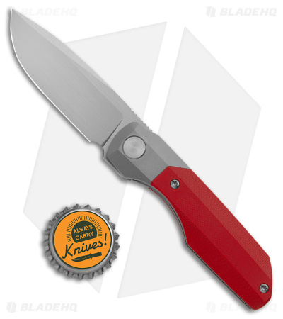 Vero Engineering Mini Synapse Ti Red G-10 (Satin) - Blade HQ