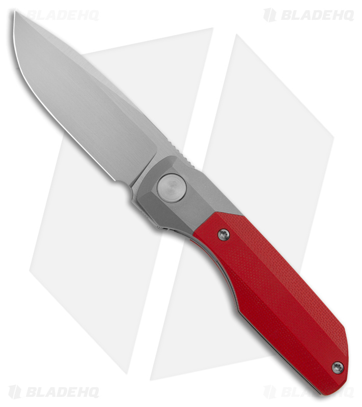 Vero Engineering Mini Synapse Ti Red G-10 (Satin) - Blade HQ