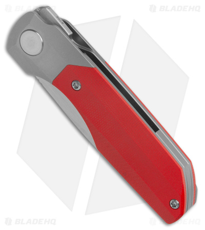 Vero Engineering Mini Synapse Ti Red G-10 (Satin) - Blade HQ
