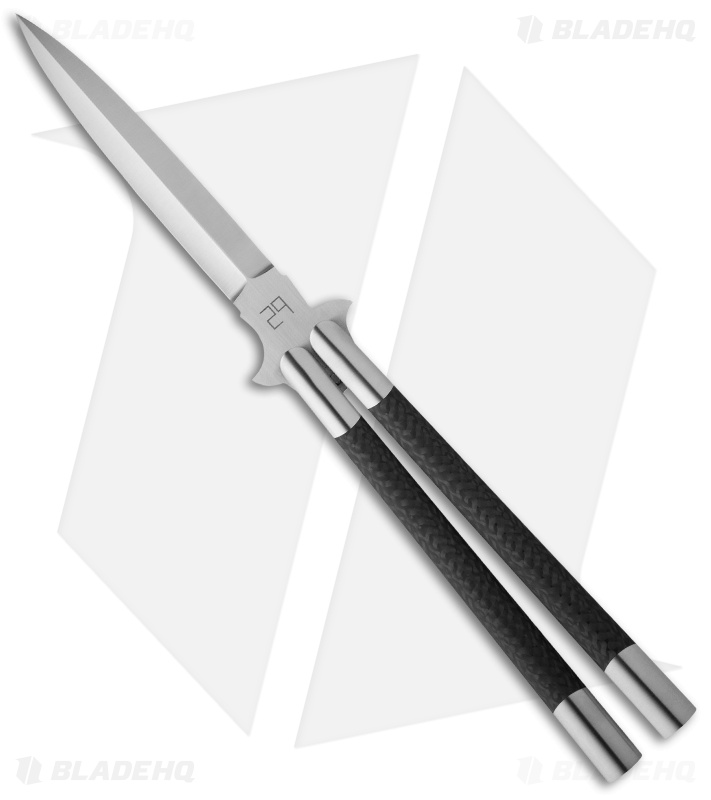 29 Knives Chris Olofson Custom 5" Stiletto Balisong Butterfly Knife ...