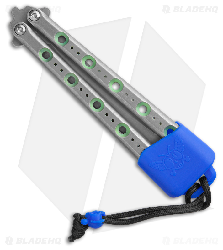 Flytanium Fly One Balisong Green Pop Ti (SW) - Blade HQ