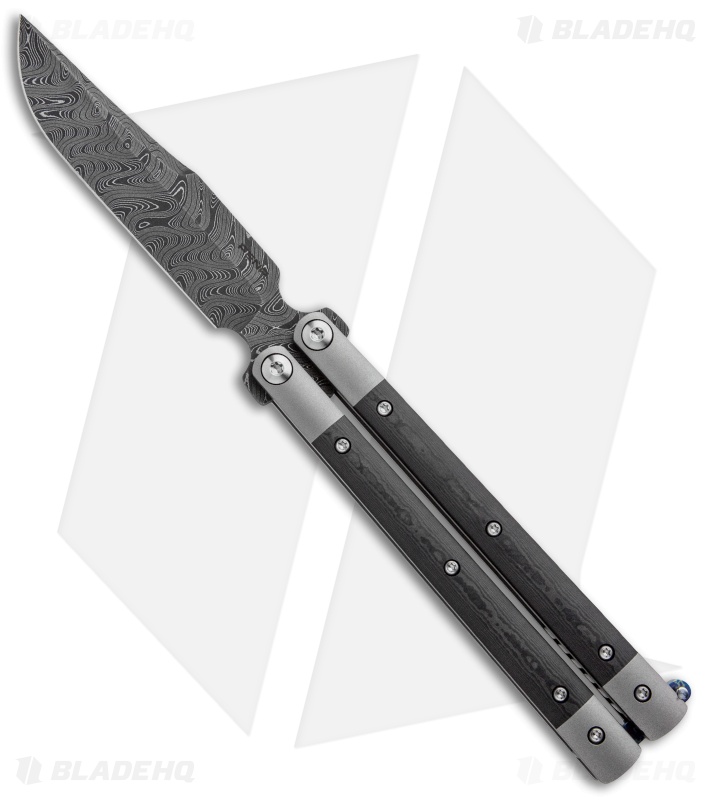 Pena Knives Custom Penasong Butterfly Knife Carbon Fiber/Ti (4.5 ...