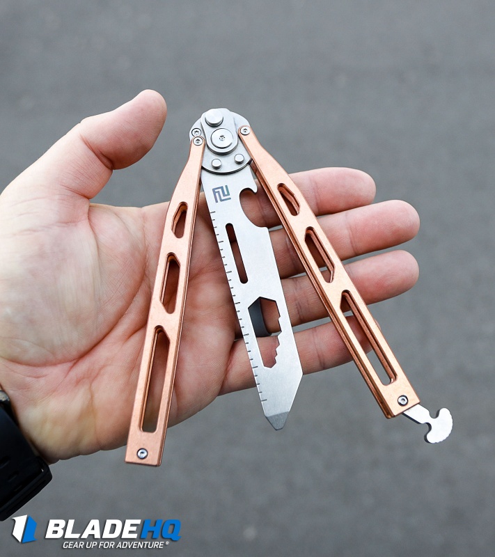 Artisan Cutlery Kinetic-Tool - Automatic Butterfly Tool | Copper | Blade HQ
