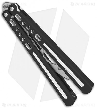 BBbarfly BBFireFly Black Bottle Opener Balisong - Blade HQ