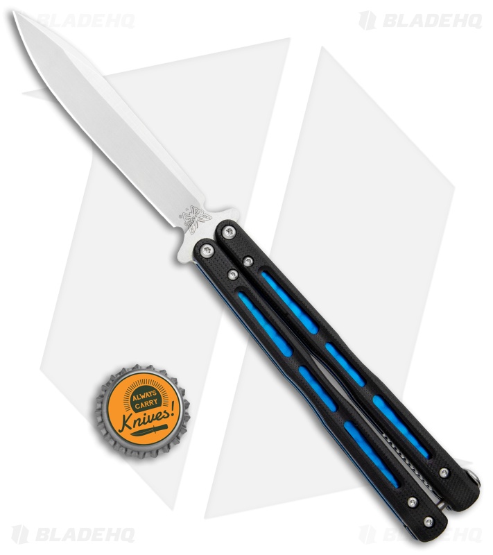 Benchmade 51 Morpho Balisong Butterfly Knife (Black) | Blade HQ