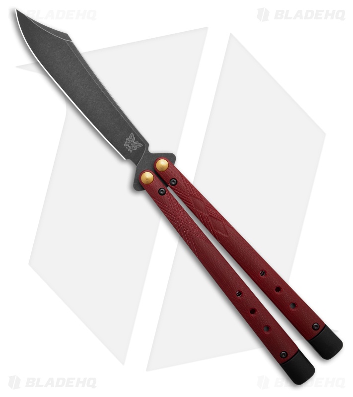 Benchmade Necron Bali-Song Knife Ruby Red G-10 DLC - 99BK-1