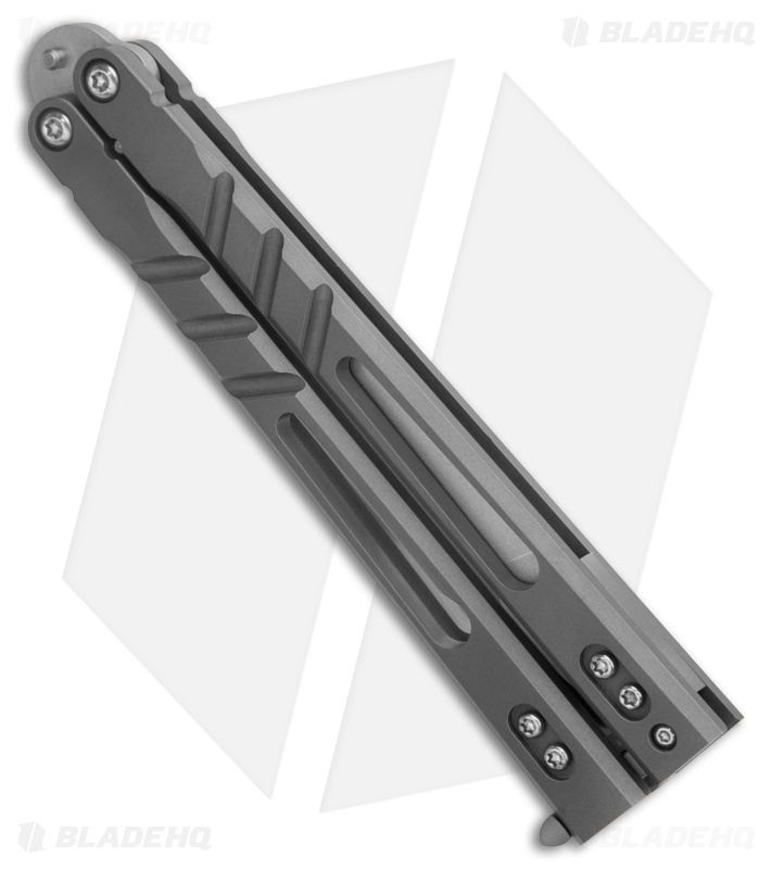 BRS Alpha Beast Tanto Balisong Butterfly Knife Titanium SW