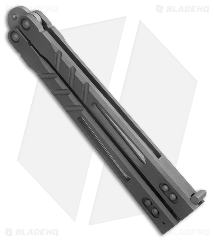 BRS Alpha Beast Tanto Balisong Butterfly Knife Titanium SW