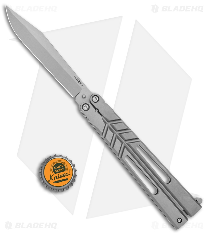 BRS Channel Alpha Beast | Titanium Butterfly Knife | Alternate Blade