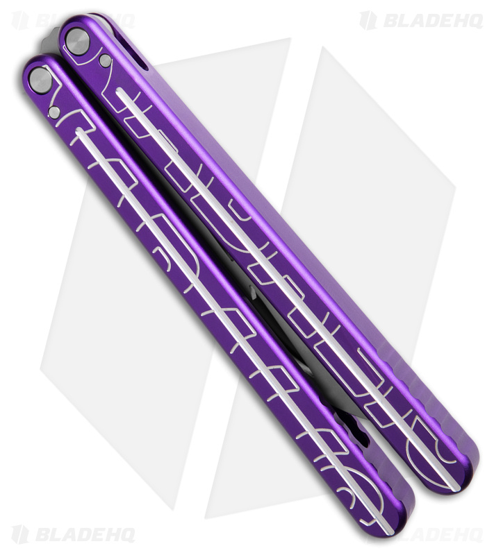 Nabalis Lightning Butterfly Knife Purple Trainer - Blade HQ