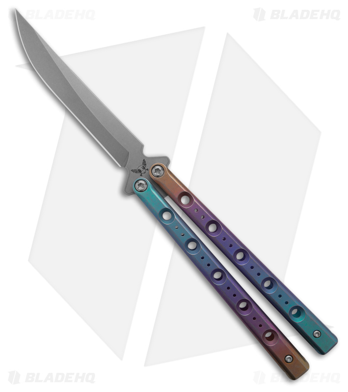 Flytanium Fly One Balisong Green Reverse Fade - Blade HQ